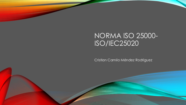 (PPT) NORMA ISO 25000 Actividad 3-3,