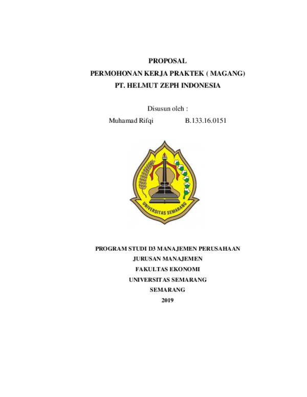 (DOC) CONTOH PROPOSAL