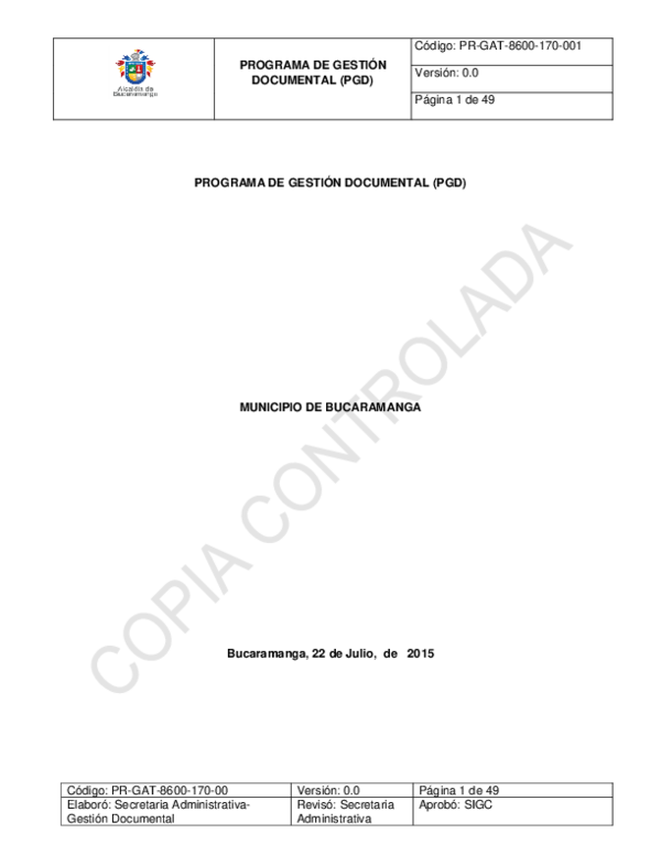 (PDF) PROGRAMA DE GESTIÓN DOCUMENTAL (PGD