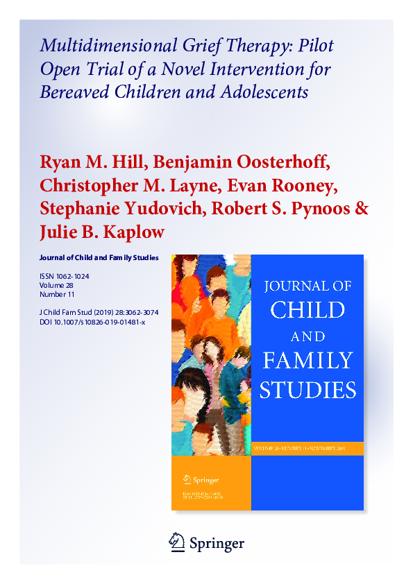 (PDF) Pathfinders: Promoting healthy adjustment in bereaved children ...