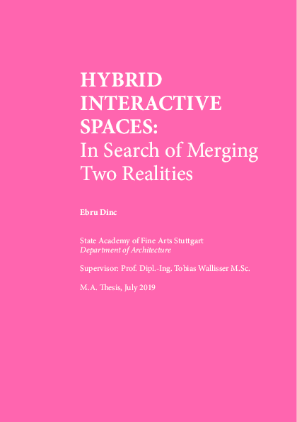 (PDF) HYBRID INTERACTIVE SPACES: In Search of Merging Two Realities
