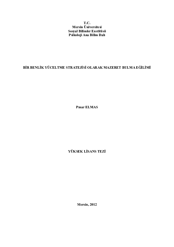 Yüceltme örnekleri