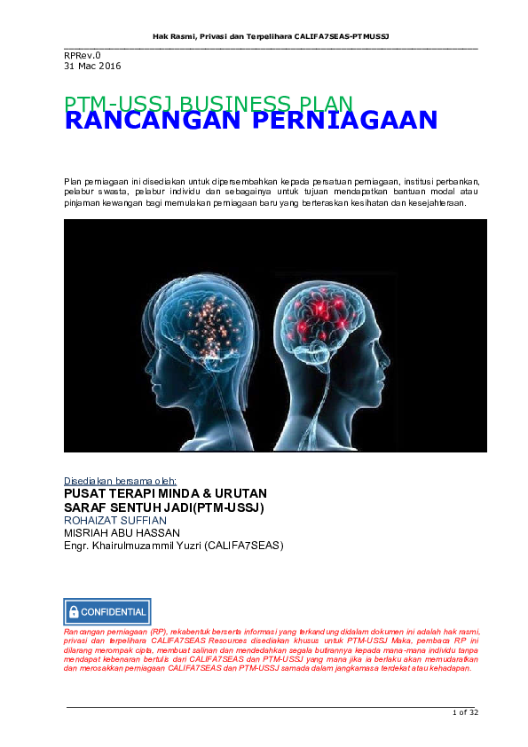 (PDF) Business Plan- Pusat Terapi Minda ( Mind Therapy Center)