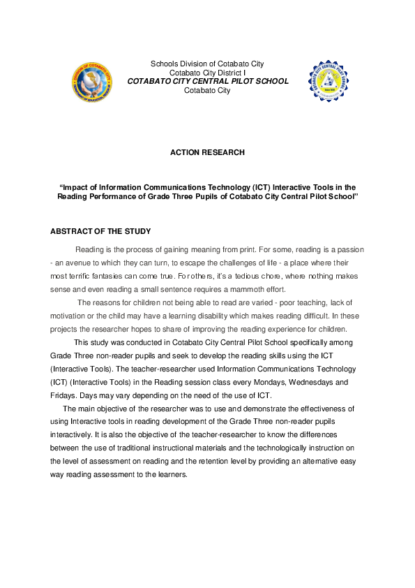 (PDF) "Impact of Information Communications Technology (ICT ...