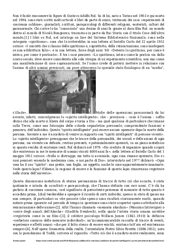 (PDF) Gustavo Adolfo Rol - 1^ parte: la coscienza sublime e lo spirito ...