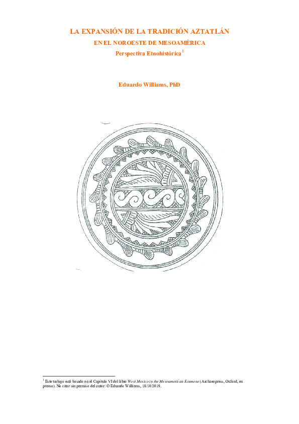(PDF) LA EXPANSIÓN DE LA TRADICIÓN AZTATLÁN (2019)