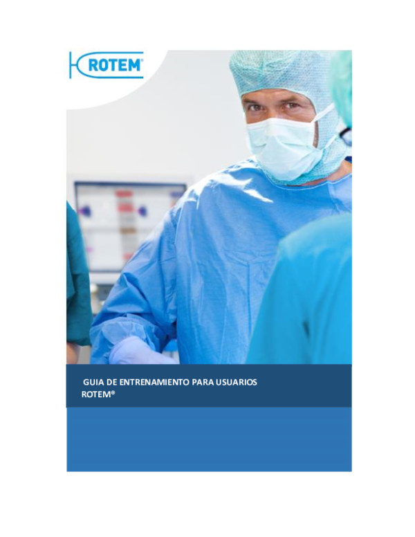 (PDF) GUIA DE ENTRENAMIENTO PARA USUARIOS ROTEM