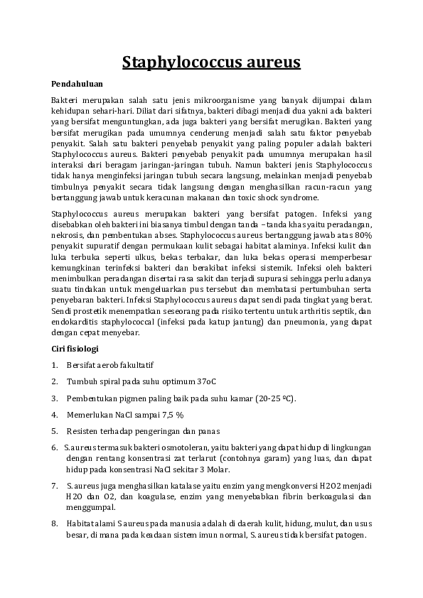 (DOC) Staphylococcus aureus