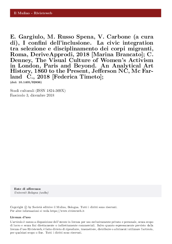 (PDF) Review of the book "The Visual Culture of Women’s Activism in ...