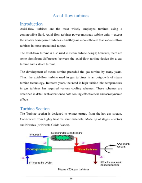 (PDF) Axial-flow turbines