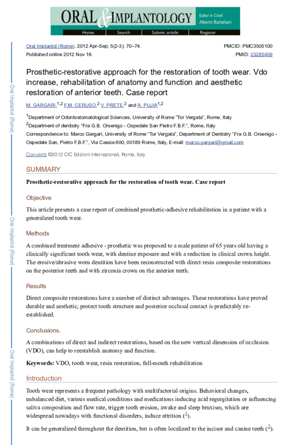 (PDF) Biologically oriented preparation technique (BOPT): a ne\A ...