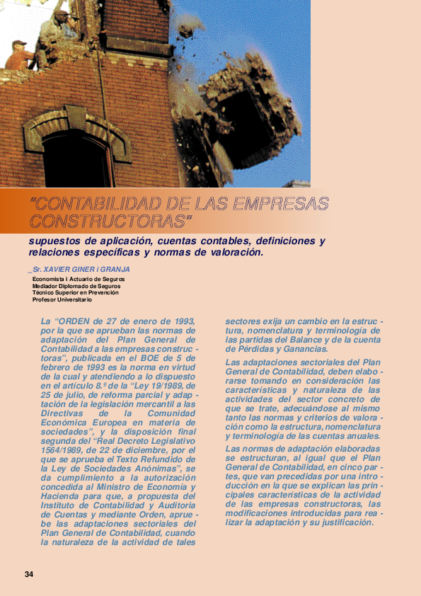 (PDF) "CONTABILIDAD DE LAS EMPRESAS CONSTRUCTORAS" _Sr. XAVIER GINER i ...