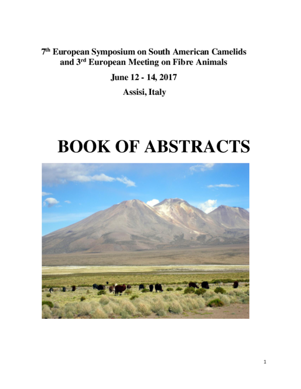 (PDF) BOOK OF ABSTRACTS
