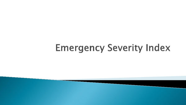 (PPT) Emergency Severity Index Triage indonesia