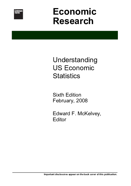 (PDF) Understanding US Economic Statistics