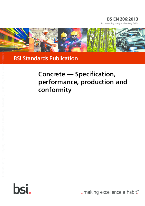 (PDF) BSI Standards Publication Concrete -Specification, performance ...