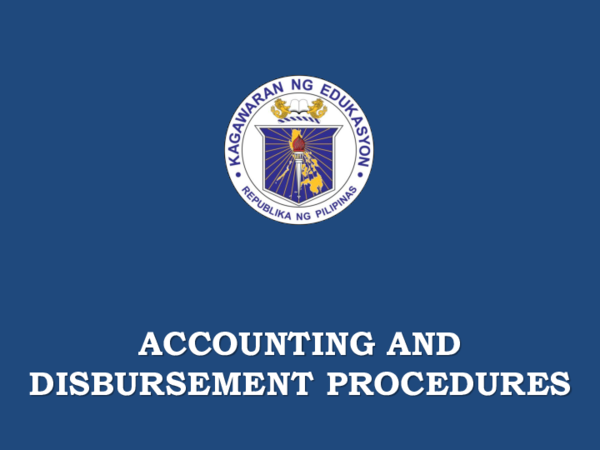 (PPT) DISBURSEMENT PROCESS