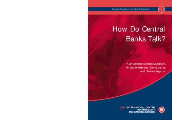 (PDF) ICMB INTERNATIONAL CENTER FOR MONETARY AND BANKING STUDIES ICMB INTERNATIONAL CENTER FOR ...