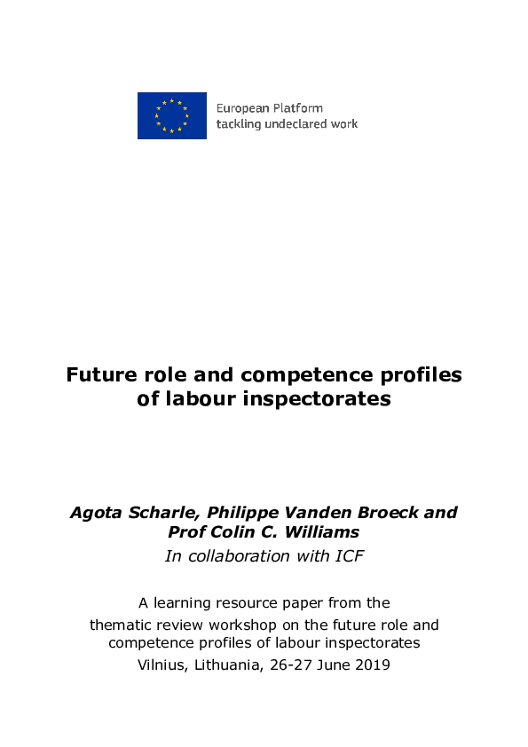 (PDF) Future role and competence profiles of l