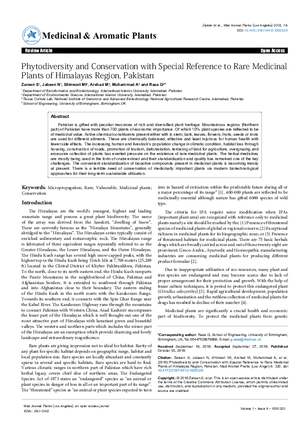 (PDF) Medicinal & Aromatic Plants
