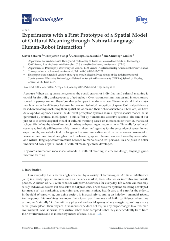 (PDF) Experiments with a First Prototype of a Spatial Model of Cultural ...