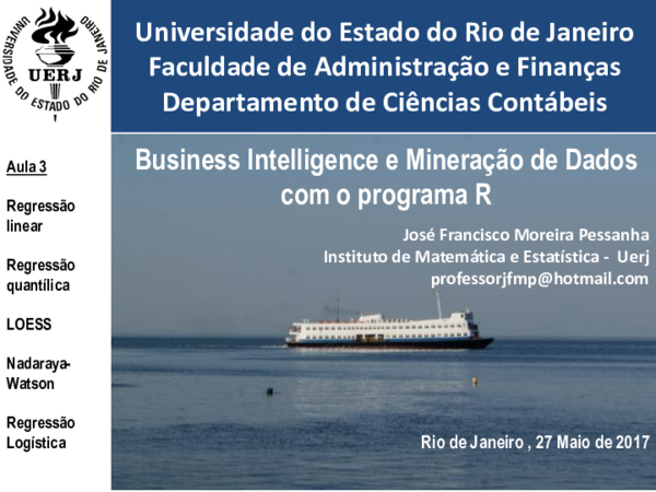 (PDF) Modelos de regressão (Regression models)