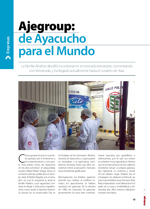 (PDF) Ajegroup: de Ayacucho para el Mundo