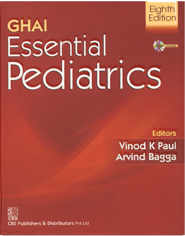 (PDF) Ghai Essential Paediatrics