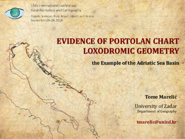 (PDF) Evidence of Portolan Chart Loxodromic Geometry (the Example of ...