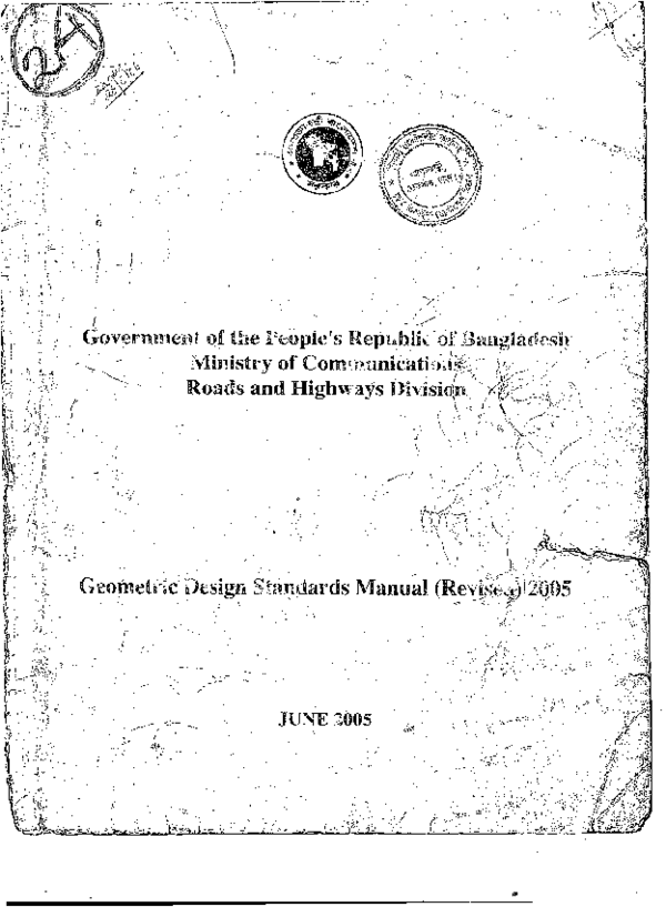 (PDF) Geometric Design Standard Manual Revised
