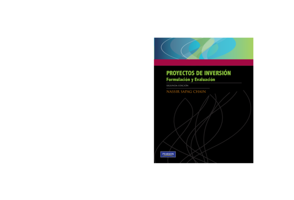 (PDF) PROYECTOS DE INVERSIÓN Formulación y Evaluación segunda edición ...