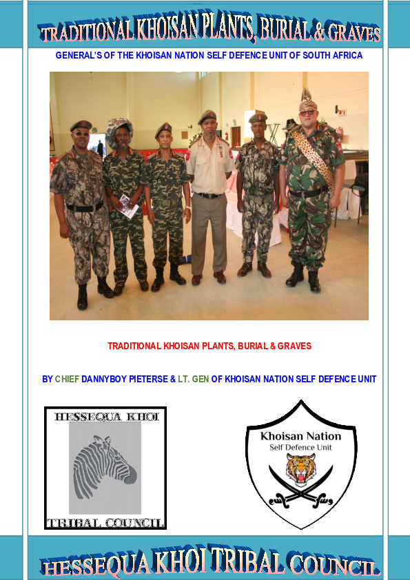 (PDF) TRADITIONAL KHOISAN PLANTS BURIALS & GRAVES