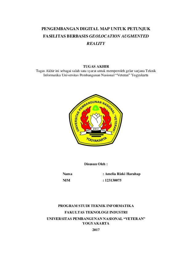(PDF) PENGEMBANGAN DIGITAL MAP UNTUK PETUNJUK FASILITAS BERBASIS ...