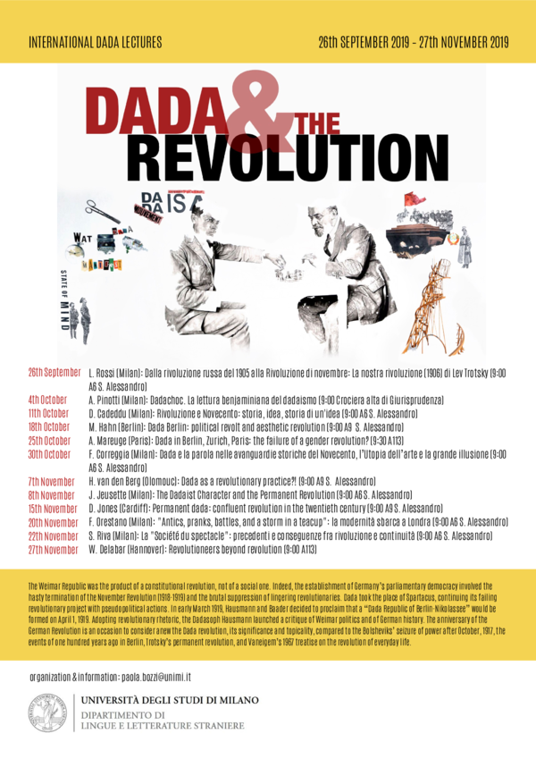 (PDF) Dada in Zurich, Berlin, Paris: the failure of a gender revolution ...