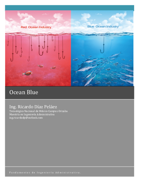 (PDF) Ocean Blue as the way to create new markets