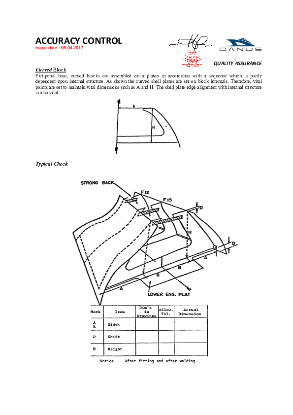 (PDF) Ship Construction - ACCURACY CONTROL QUALITY ASSURANCE FOR CURVED ...