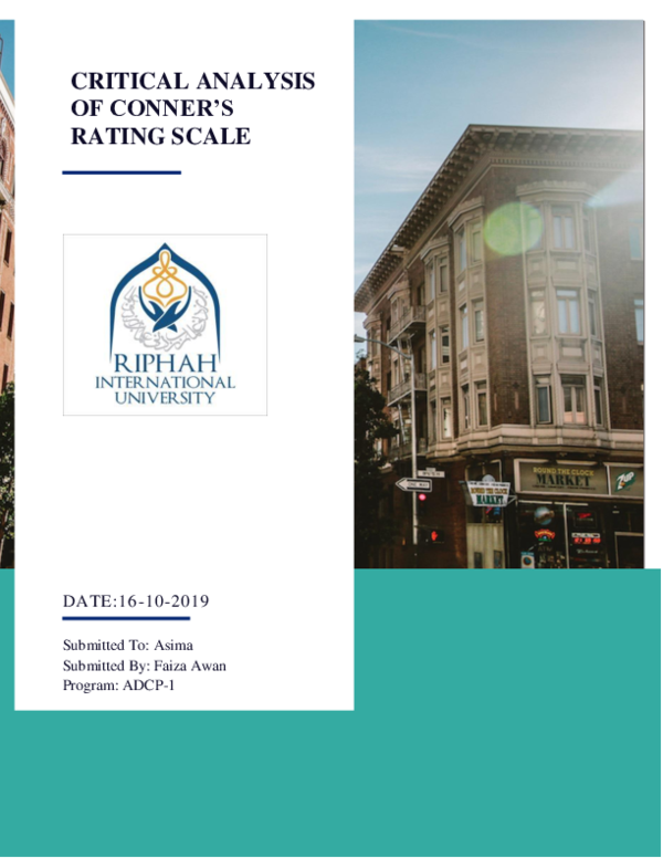 (DOC) Conners test case study