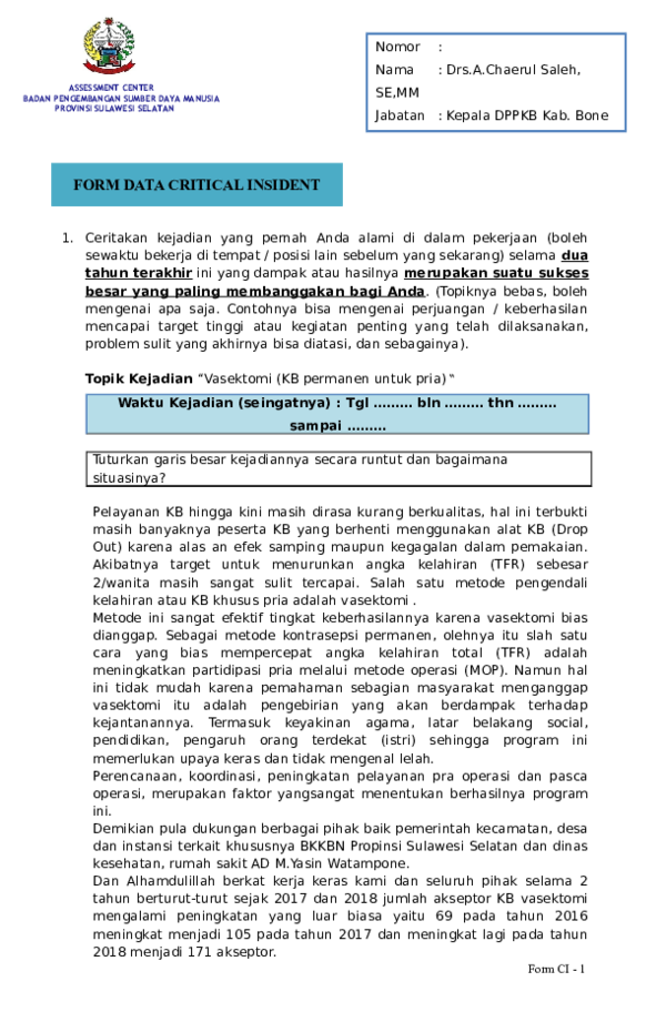 (DOC) Form Critical Incident Bone