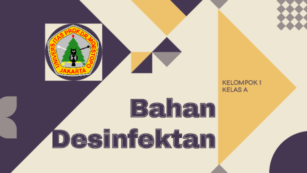 (PPT) BAHAN DESINFEKTAN
