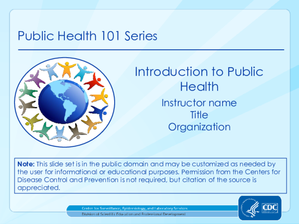 (PPT) Introduction to public health