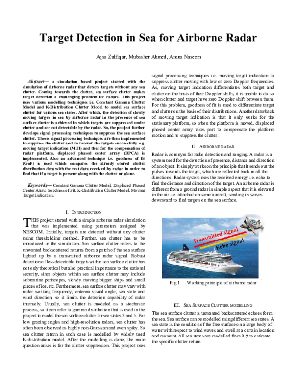 (PDF) Radar Paper