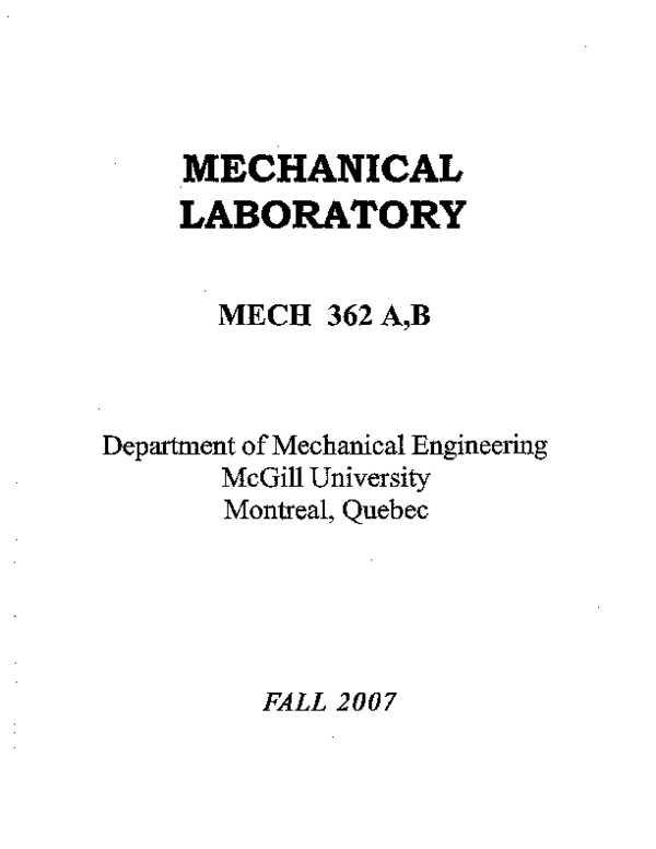 (PDF) Mech Lab Manual