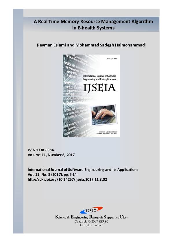 (PDF) A Real Time Memory Resource Management Algorithm in E-health Systems