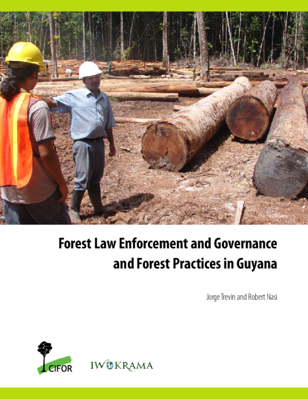 (PDF) Forest Law Enforcement and Governance and Forest Practices in Guyana