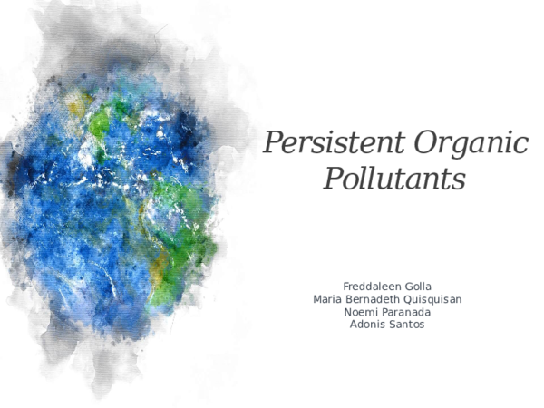 (PPT) Persistent Organic Pollutants