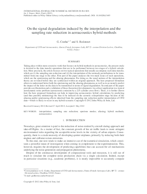(PDF) On the signal degradation induced by the interpolation and the sampling rate reduction in ...