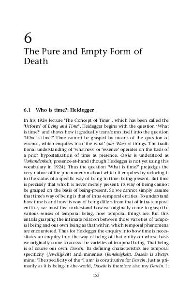 (PDF) Heidegger and Deleuze -Ray Brassier (auth.)
