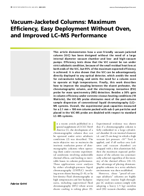 (PDF) Vacuum-Jacketed Columns: Maximum Efficiency, Easy Deployment ...