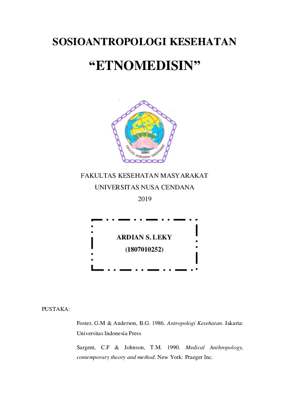 (PDF) Etnomedisin (Paper - ARDIAN S LEKY)