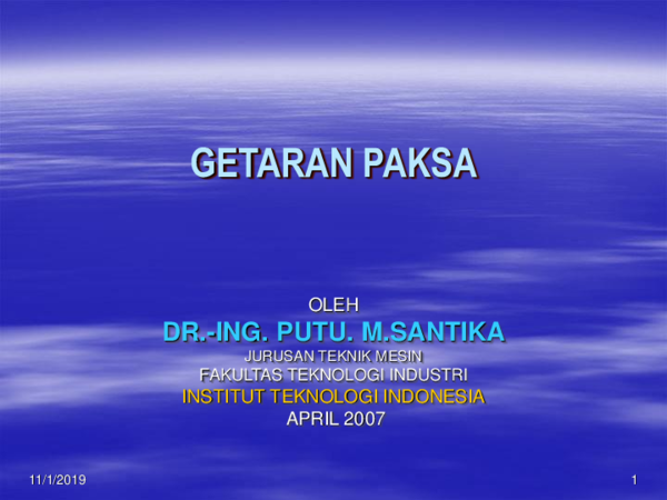 (PPT) GETARAN PAKSA